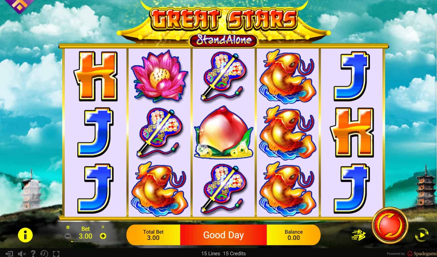 Great Stars เกมสล็อตจาก Spadegaming เล่นสล็อต PG Slot ที่นี่