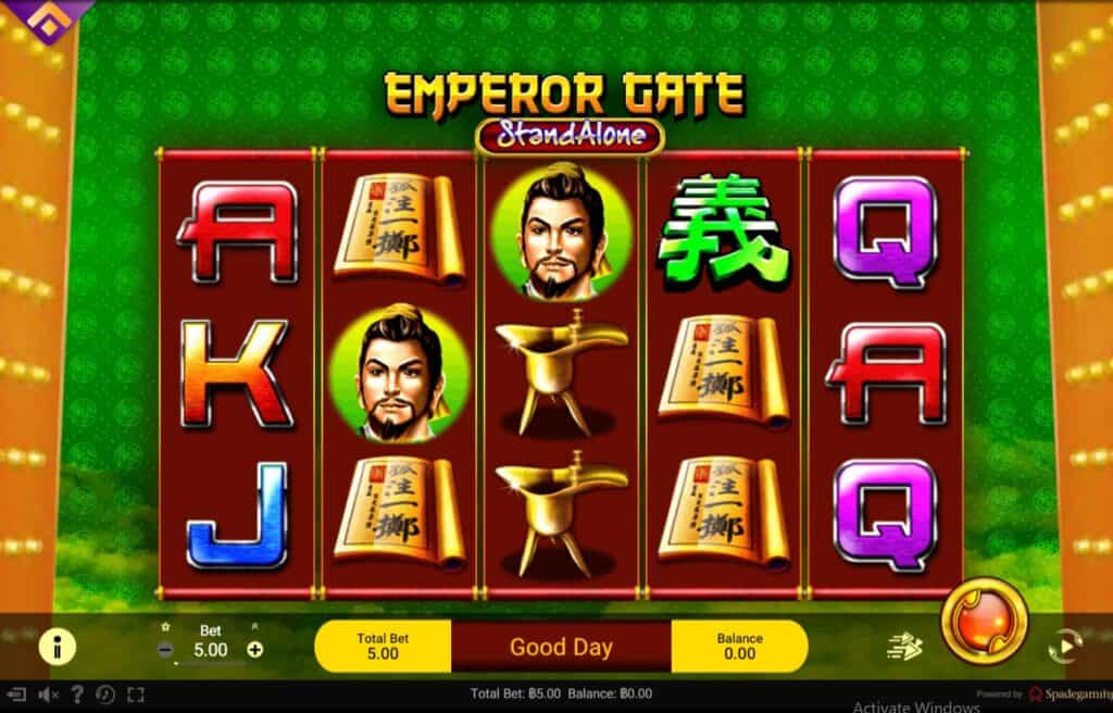 Emperor Gate เกมสล็อตจาก Spadegaming เล่นสล็อต PG Slot ที่นี่