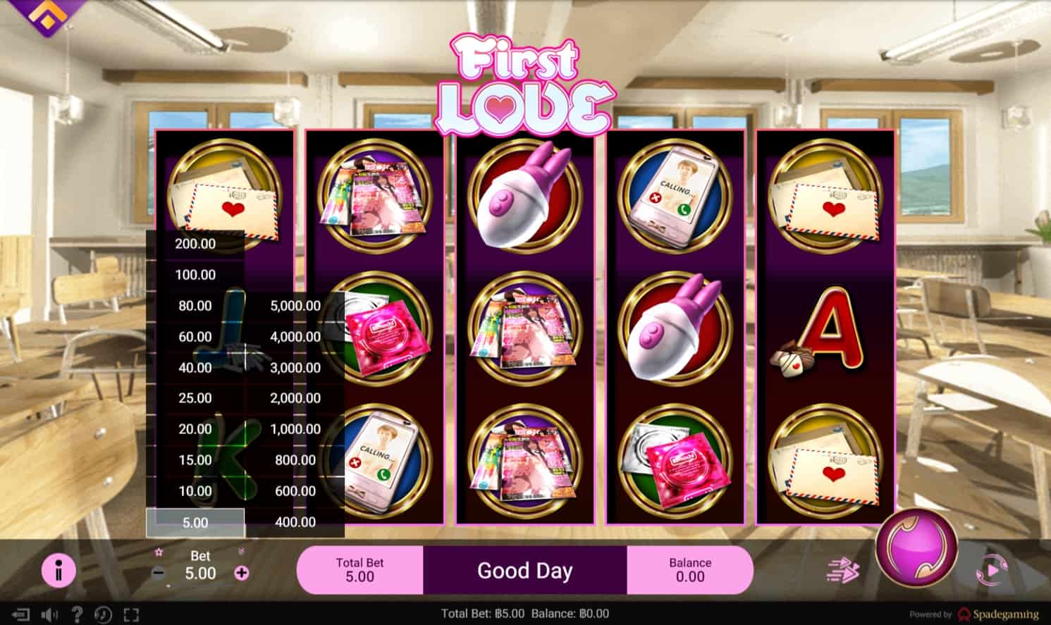 First Love เกมสล็อตจาก Spadegaming เล่นสล็อต PG Slot ที่นี่