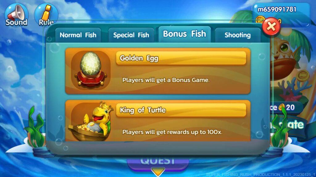 Super Fishing Rush เกมสล็อตแตกง่ายค่าย SPINIX - PG SLOT