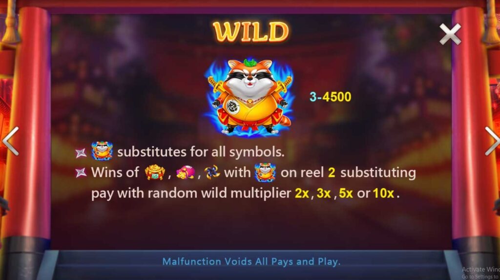 Ninja Raccoon เกมสล็อตจาก CQ9 GAMING เล่นสล็อต CQ9 - PG SLOT